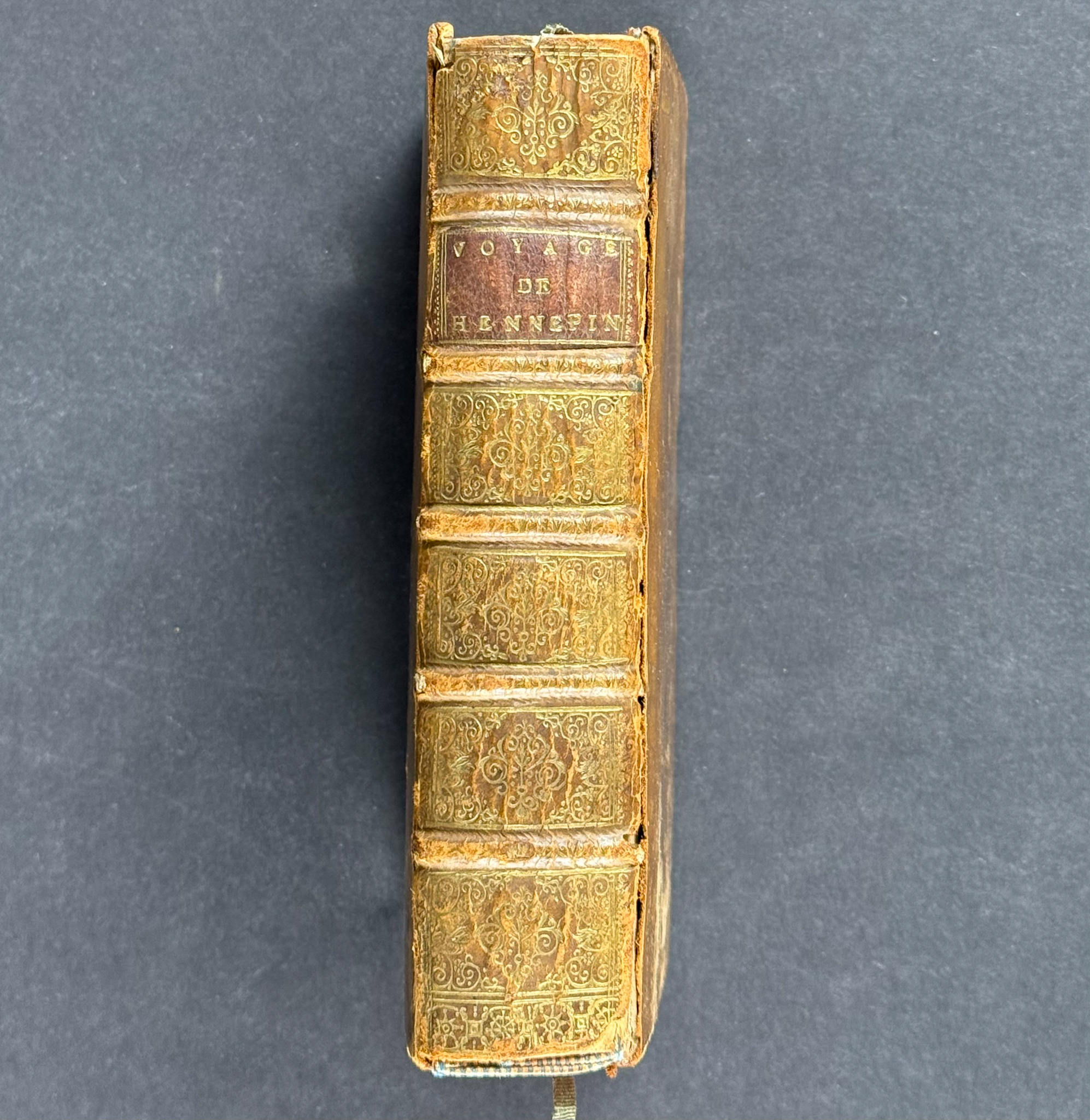 Lot 7064 - Hennepin's .. Amerique.. - Volume with Frontispiece, 2 ...