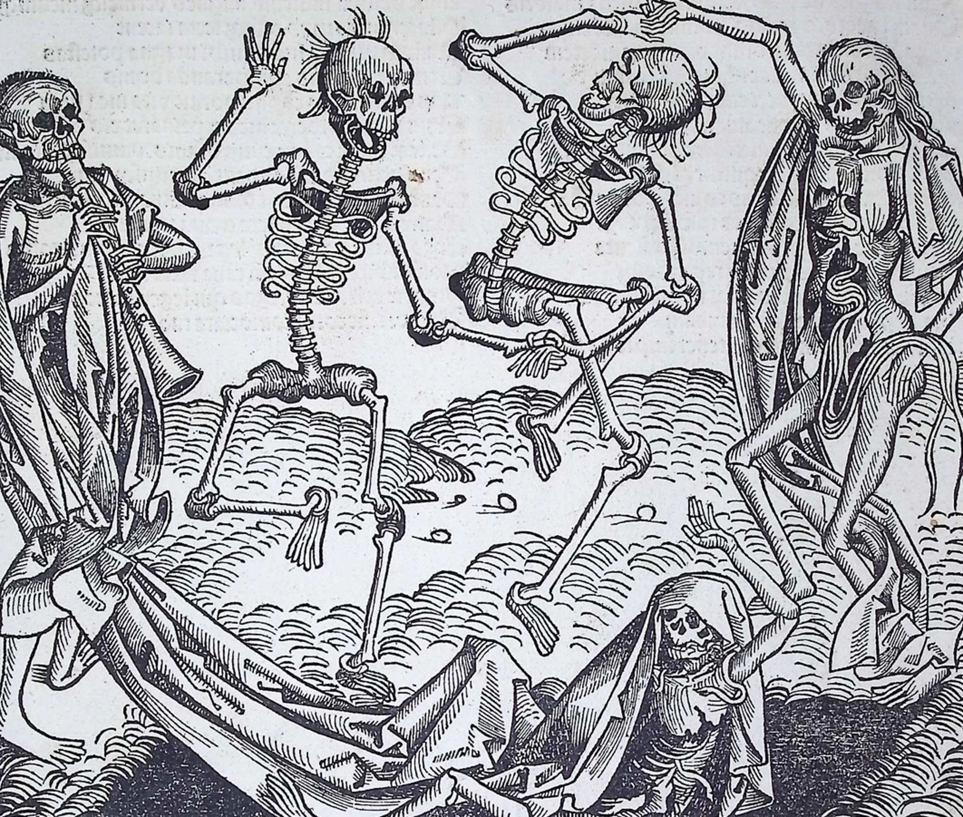 Lot 8643 - Schedel, pub. 1493 - Dance of Death (Danse Macabre) (Imago ...