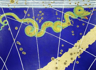 Lot 9030 - Bayer - Constellation or Star Chart of Serpent | Trillium ...