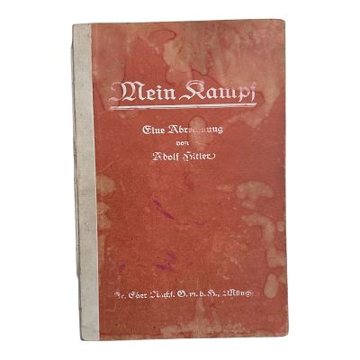 Lot 4 - Adolf Hitler Mein Kampf 1925 First Edition Volume 1 | Frank ...