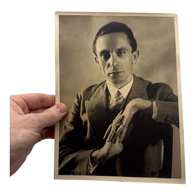 Lot 576 - Joseph Goebbels Portrait Photo | Frank Zoller Authentic History
