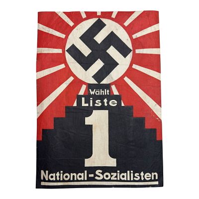 Lot 99 - NSDAP Election Poster | Frank Zoller Authentic History