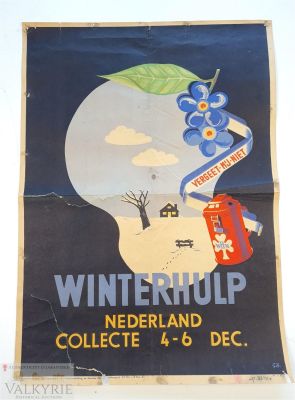 Lot 536 - Dutch Nazi Party Propaganda Poster of the Dutch Winter Relief ...
