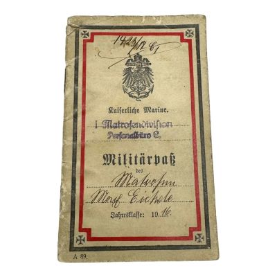 Lot 993 - German WWI Militarpass from Hitler's Regiment | Valkyrie ...
