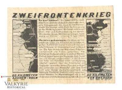 Lot 447 - American War Propaganda Leaflet About Becoming a POW ...