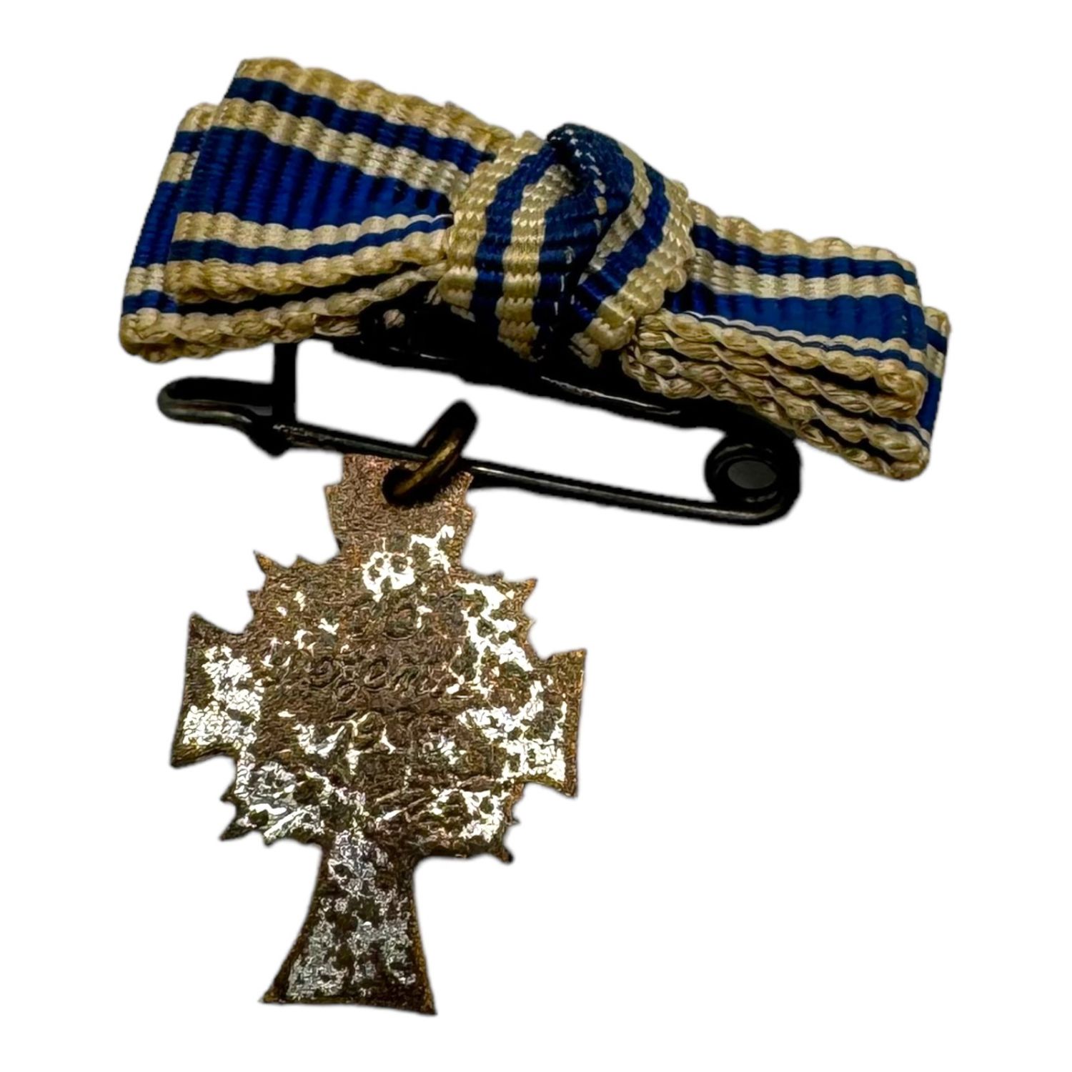 Lot 1017 - German WWII Nazi Mothers Cross in Silver - Mini Version ...