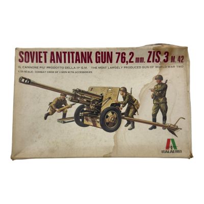 Lot 1191 - Soviet Antitank Gun 1:35 Model by Italaerei | Valkyrie ...