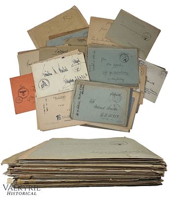 Lot 408 - Big Set of 80 x Empty Envelopes of Feldpost Sent by Different ...
