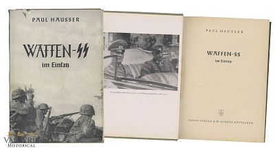 Lot 379 - German Book by Waffen SS General Paul Hausser "Waffen SS in ...