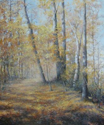 Lot 602 - Tim Greatbatch 24x20 O/C "Autumn Golds" • Wickliff Auctioneers