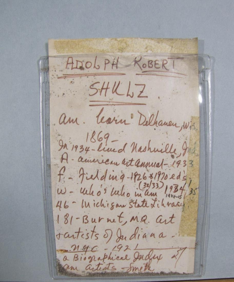 Lot 662 - Adolph R Shulz 12x16 O/B Spring on the Farm • Wickliff ...