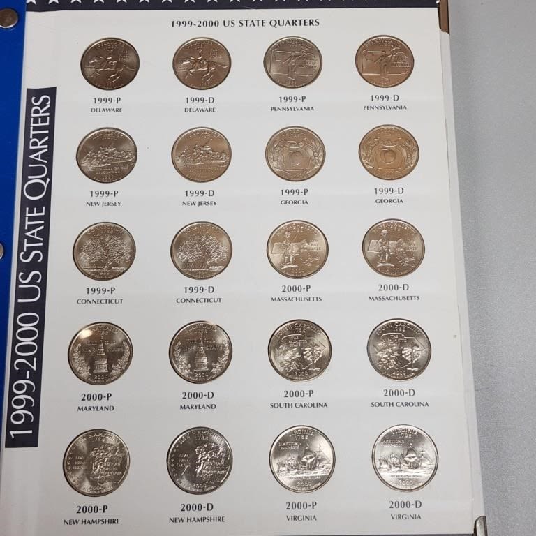 Lot 865 - Official State and Territory Quarter Collection • Wickliff ...