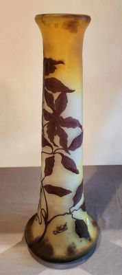 Lot 632 - Reproduction Galle Cameo Vase • Wickliff Auctioneers