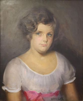 Lot 609 - Marie Goth 24x20 O/C "Louise McNutt" • Wickliff Auctioneers