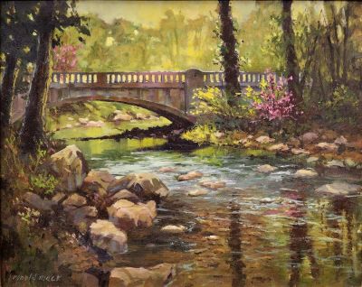 Lot 620 - Ronald Mack 16x20 O/C "Just a Ripple" • Wickliff Auctioneers