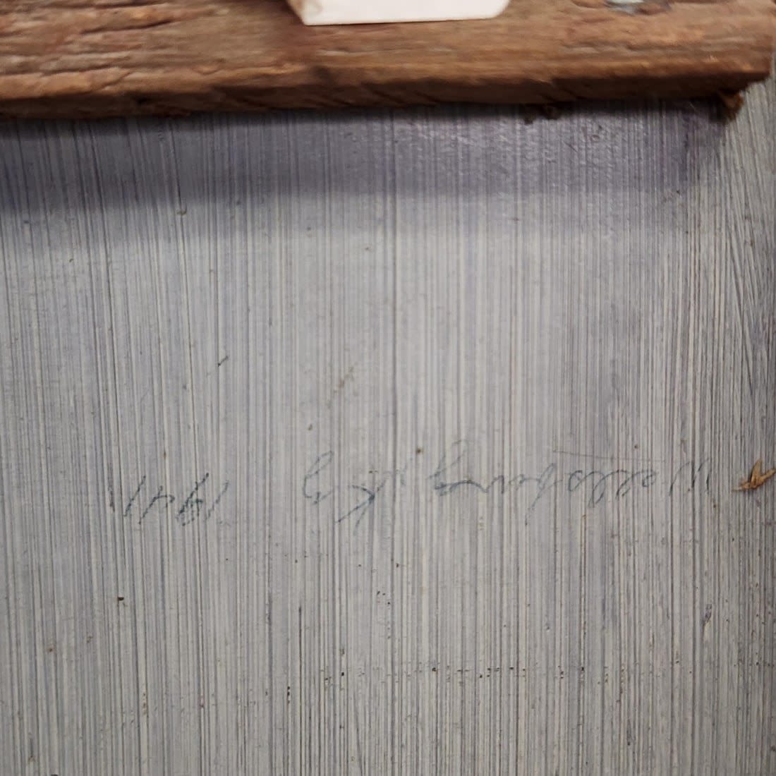 Lot 817 - Harlan Hubbard 18x23.5 Oil/Tin "Wellsburg, KY 1941 • Wickliff ...