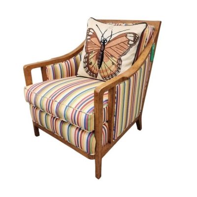 Lot 929 - Pearson Upholstered Arm Chair • Wickliff Auctioneers