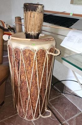 Lot 16 - Two, Native American Style Drums • Wickliff Auctioneers